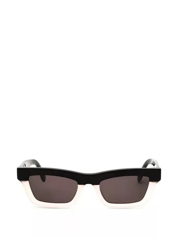 Palm Angels Melrose Rectangle-frame Sunglasses - Black