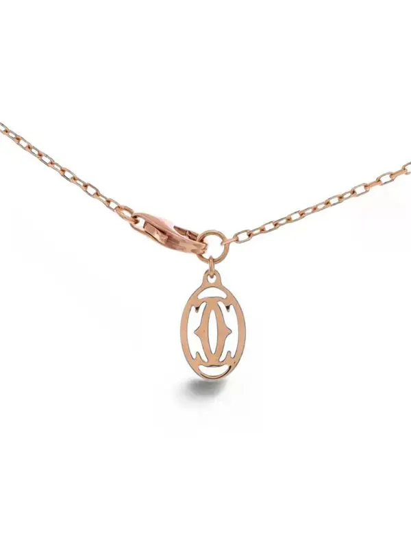 Cartier D'amour Pendant 18k Rose Gold With Diamond Large Necklace - Pink