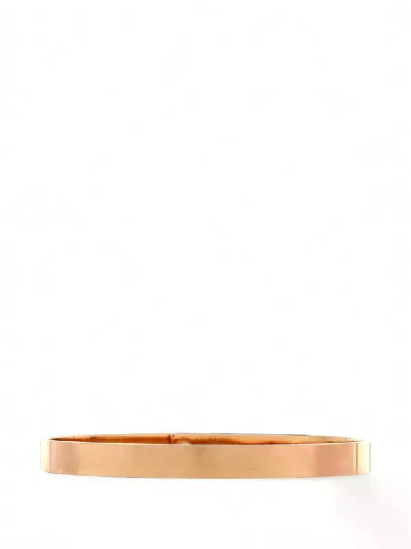 Hermès Kelly 18k Rose Gold With 4 Diamonds Small Bracelet