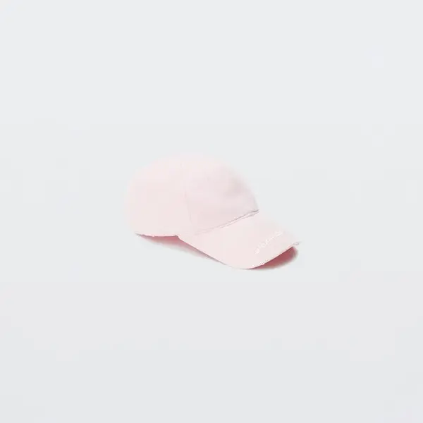 Alexander Wang Crystal Logo Twill Baseball Cap - Light Pink