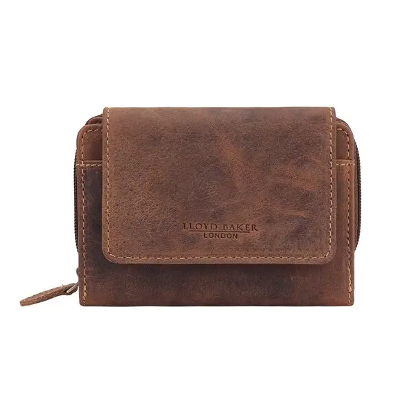 LLOYD BAKER Evan Distressed Leather Wallet