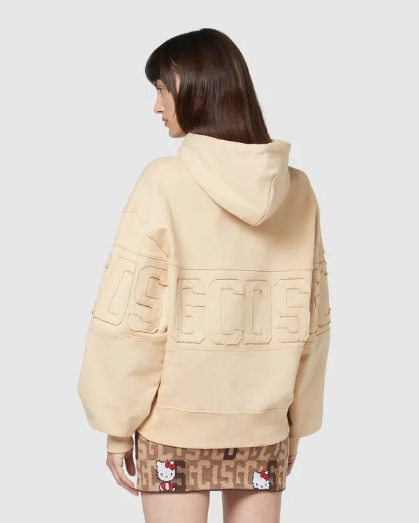 Gcds Logo Patch Drawstring Hoodie