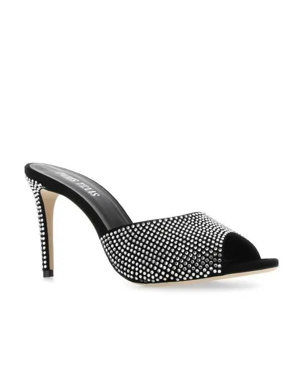 Paris Texas Embellished Open Toe High Heel Sandals