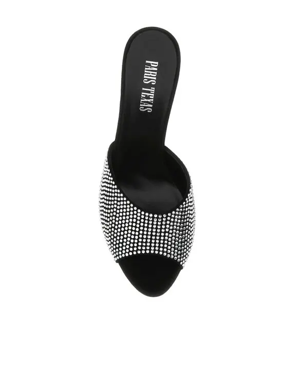 Paris Texas Embellished Open Toe High Heel Sandals