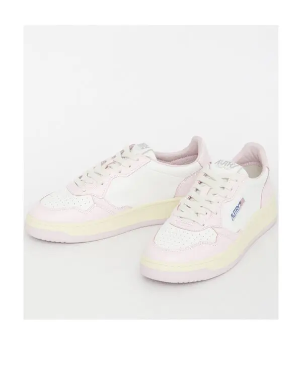 AUTRY Medalist Bicolor Low-top Sneakers - Pink