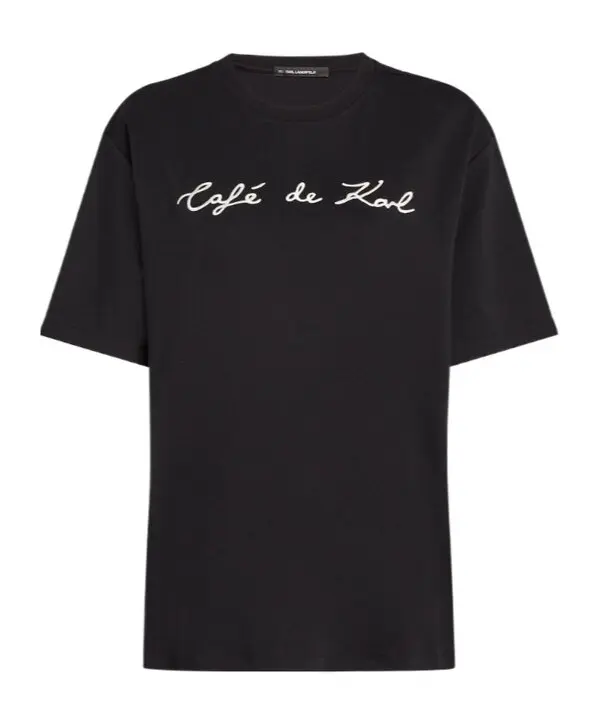 Karl Lagerfeld X Jorge Parra Oversized T-shirt With Embroidered Artwork