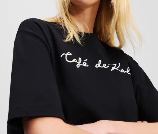 Karl Lagerfeld X Jorge Parra Oversized T-shirt With Embroidered Artwork