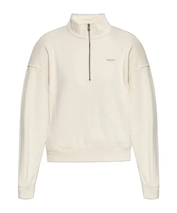 Woolrich High Neck Sweatshirt - White