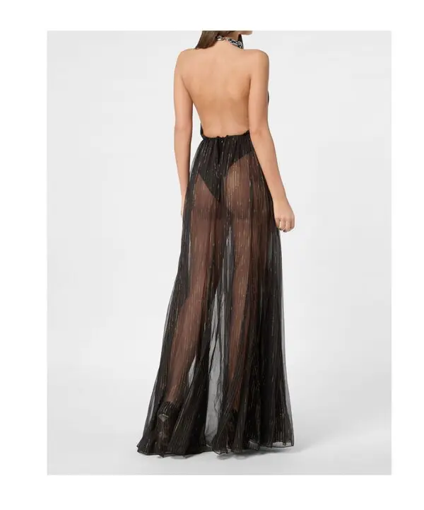 Philipp Plein Chain-detail Maxi Dress