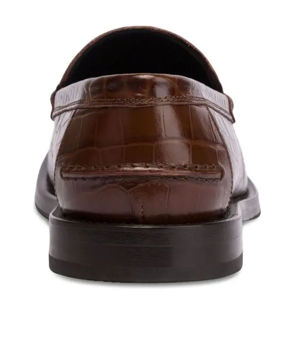 Moschino Croc-embossed Loafers