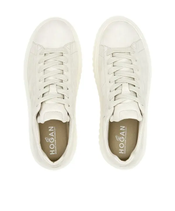 Hogan H-stripe Panelled Sneakers