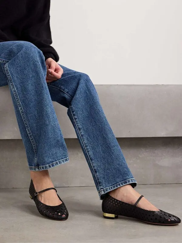 AQUAZZURA Amourose Ballet Flats