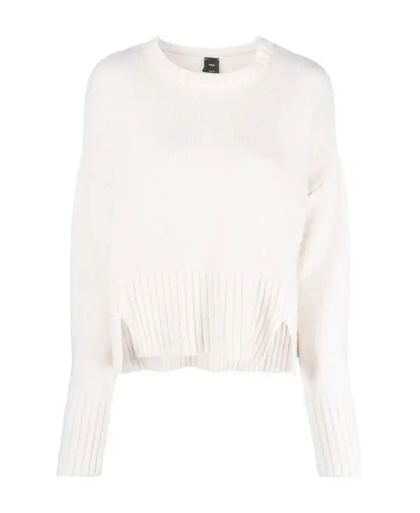 Pinko Round-neck Knit Jumper - White