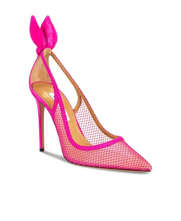 AQUAZZURA 105mm Bow-detail Pumps
