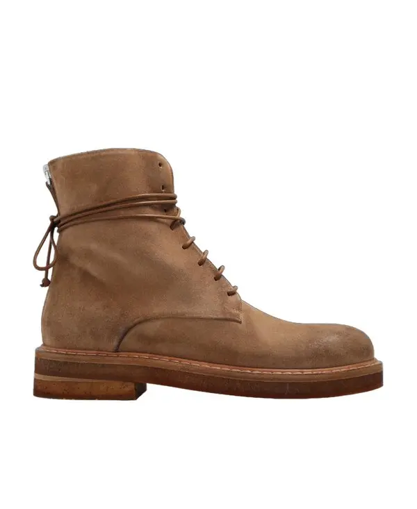 Marsèll Round-toe Lace-up Ankle Boots