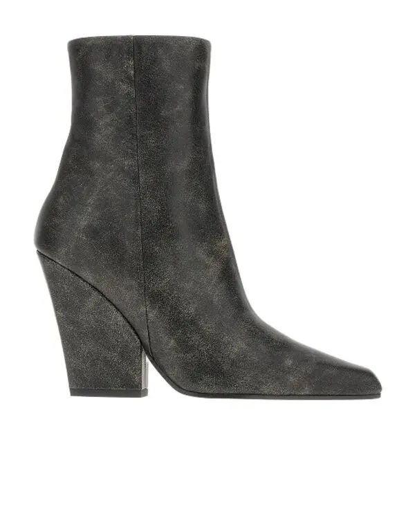 Paris Texas 90mm Pointed-toe Leather Ankle Boots