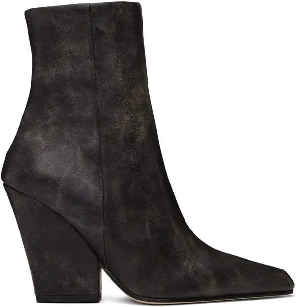 Paris Texas 90mm Pointed-toe Leather Ankle Boots