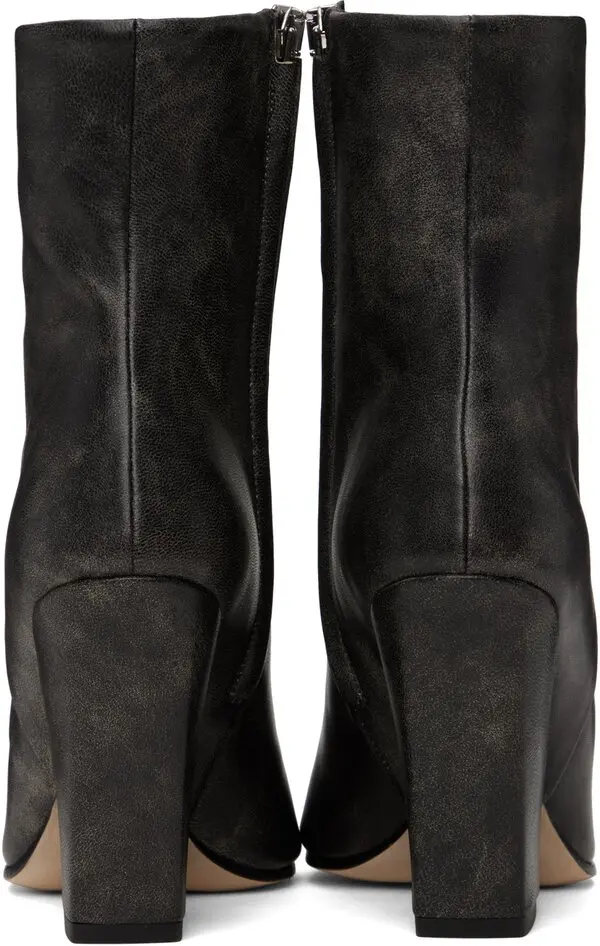 Paris Texas 90mm Pointed-toe Leather Ankle Boots