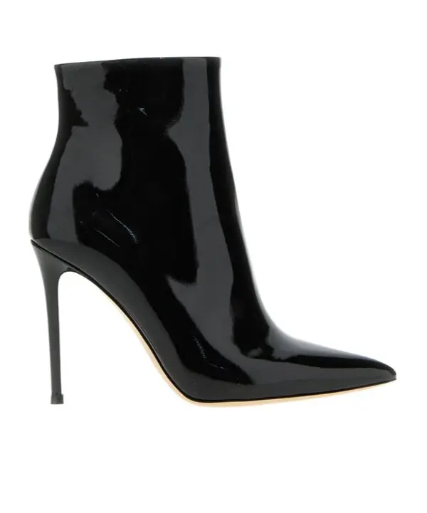 GIANVITO ROSSI Avril Pointed-toe Ankle Boots