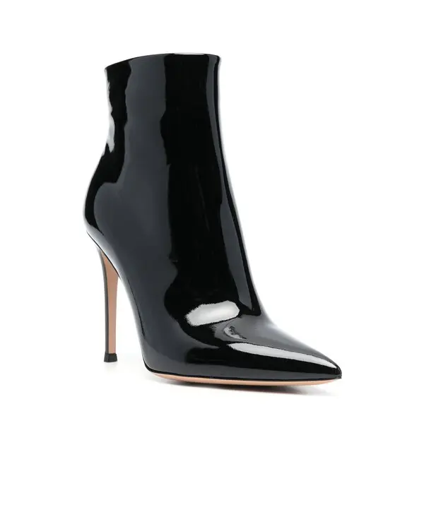GIANVITO ROSSI Avril Pointed-toe Ankle Boots