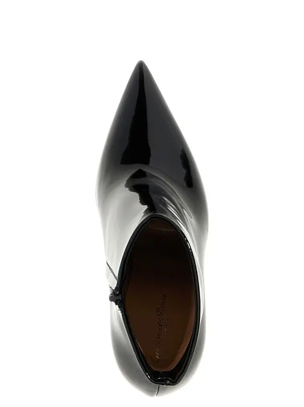 GIANVITO ROSSI Avril Pointed-toe Ankle Boots