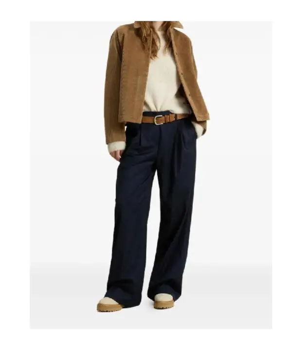 Woolrich Corduroy Overshirt With Lapel Collar