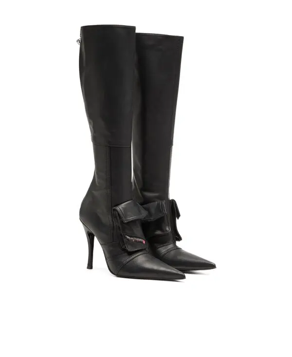 DIESEL® D Venus Pointed-toe Heeled Boots