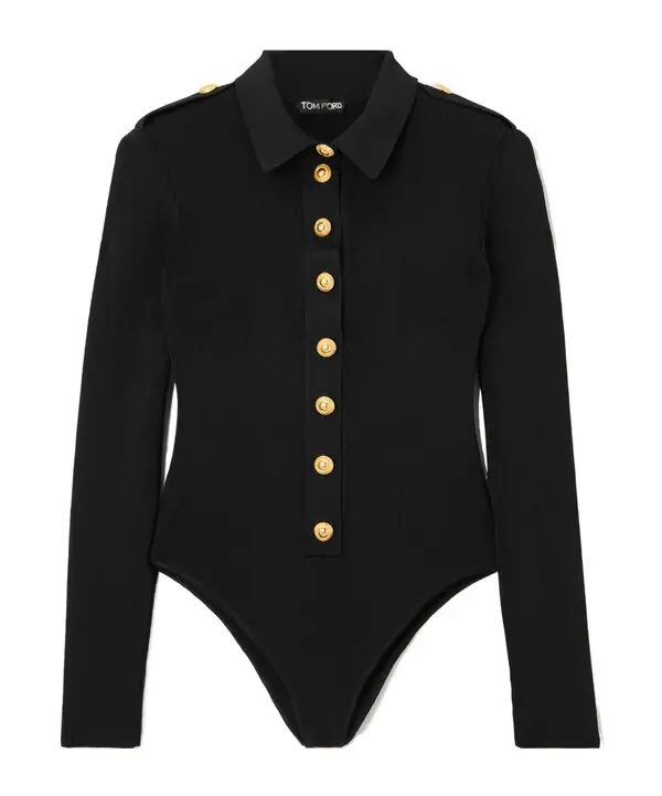 TOM FORD Ribbed Knit Bodysuit