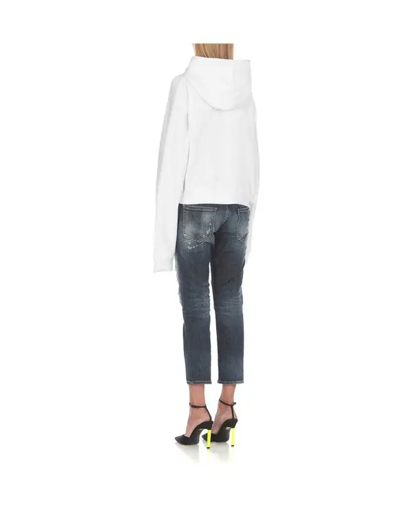 Dsquared2 Logo Printed Drawstring Hoodie