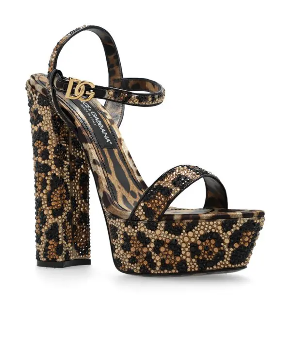 Dolce & Gabbana Dolce Gabbana Leo-studded Platform Sandals