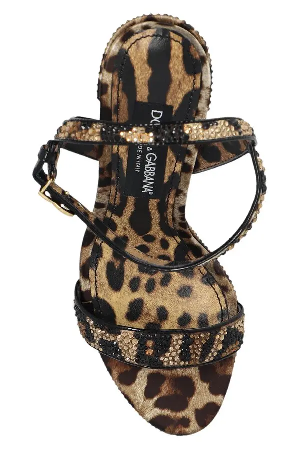 Dolce & Gabbana Dolce Gabbana Leo-studded Platform Sandals