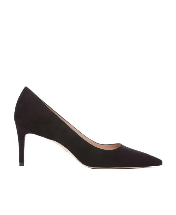 STUART WEITZMAN 75mm Suede Pumps - Black