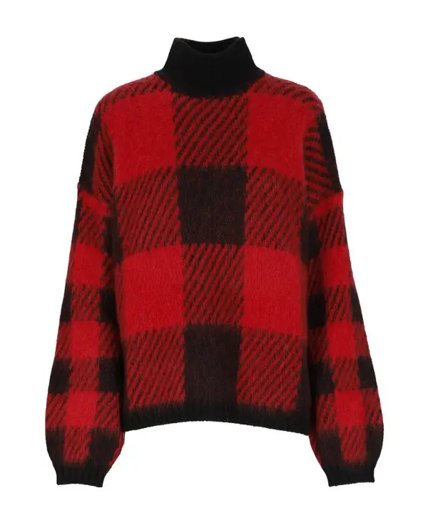 Woolrich Checked-intarsia Knitted Jumper