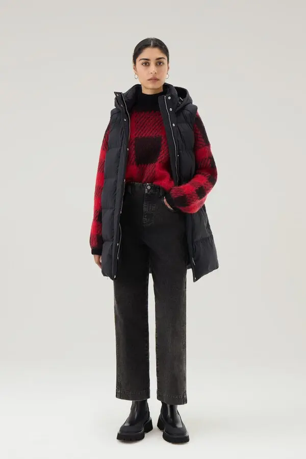 Woolrich Checked-intarsia Knitted Jumper