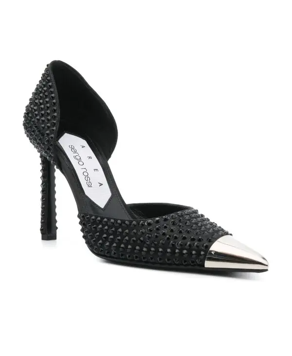 SERGIO ROSSI X Area Dagger 90mm Metal-toecap Pumps