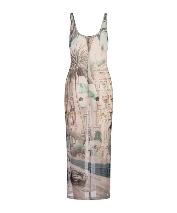 Philipp Plein Tank Top Long Dress