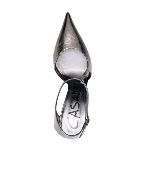 Casadei Super Blade Melody 100mm Metallic Pumps