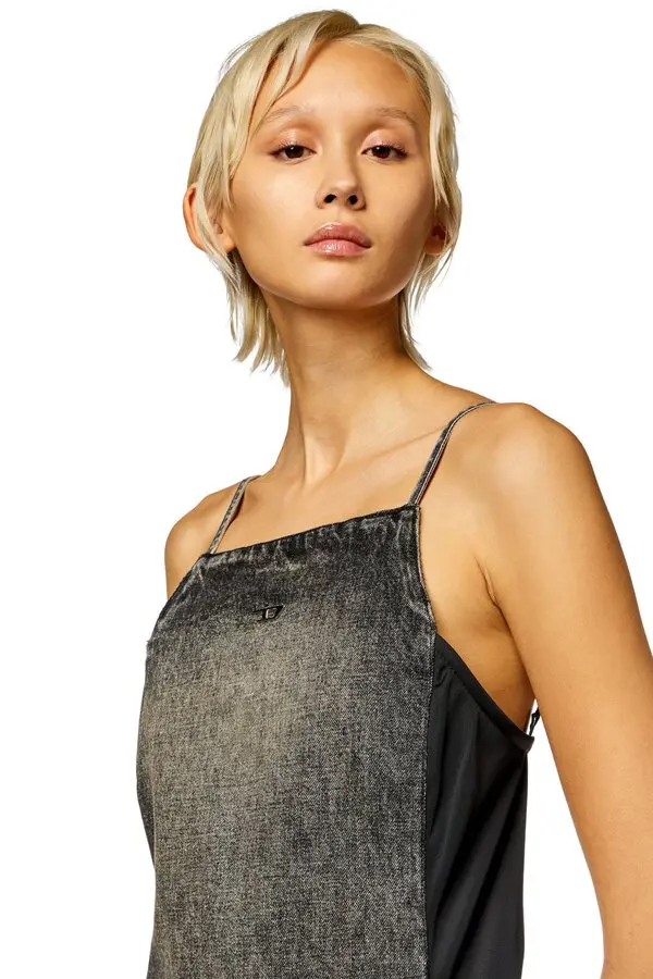 DIESEL® De-bety-s Straight Hem Denim Dress