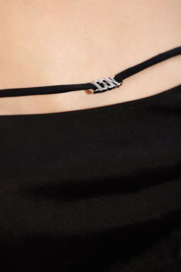 Dsquared2 Spaghetti Strap Cropped Top