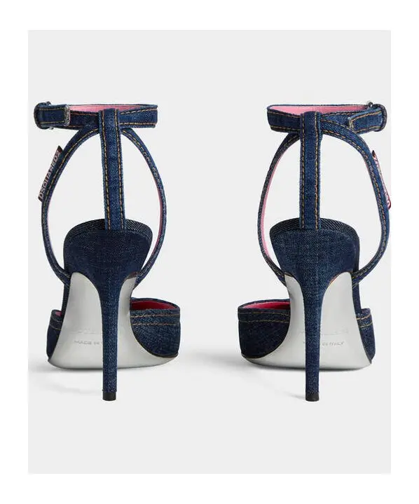 Dsquared2 Pointed-toe Denim Pumps