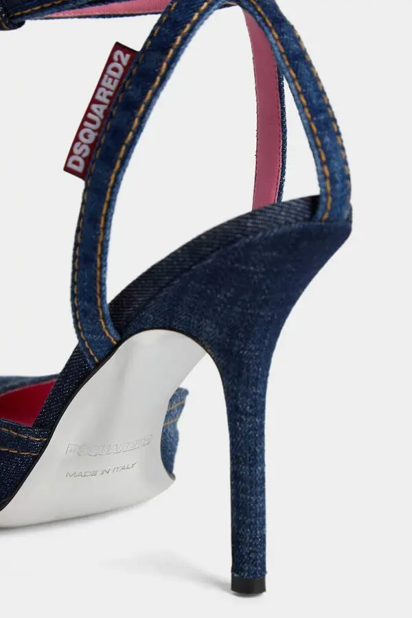 Dsquared2 Pointed-toe Denim Pumps