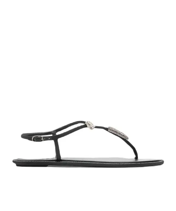 Rene Caovilla Katy Crystal-embellished Sandals