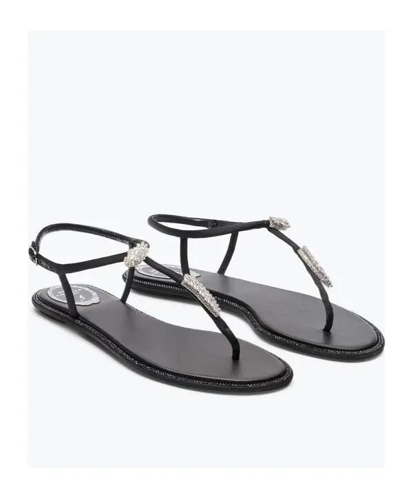 Rene Caovilla Katy Crystal-embellished Sandals