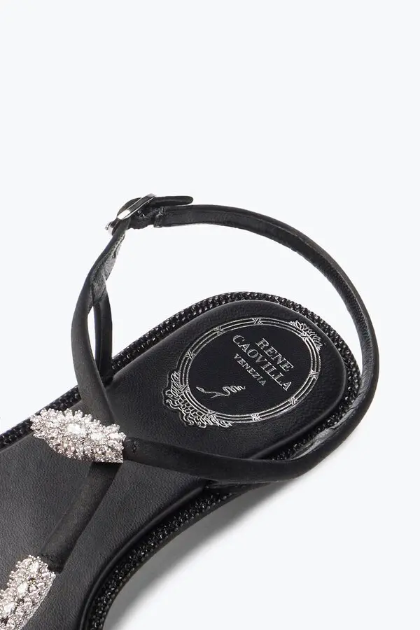 Rene Caovilla Katy Crystal-embellished Sandals