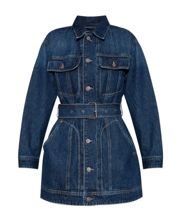 DIESEL® De-flaminia Belted Denim Jacket
