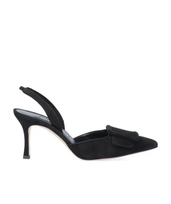 Manolo Blahnik Maysli Slingback Pumps - Black
