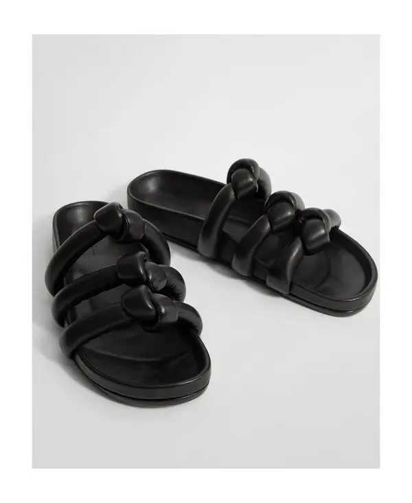 Rick Owens Granola Knot-detail Slides