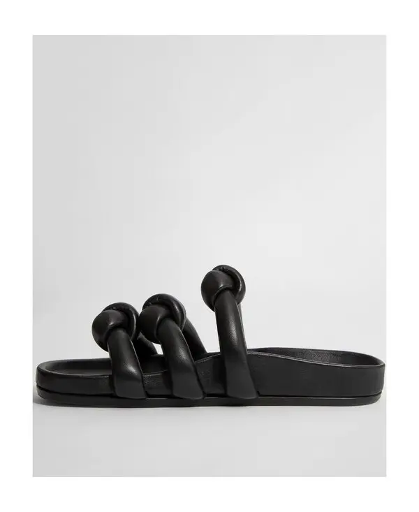 Rick Owens Granola Knot-detail Slides