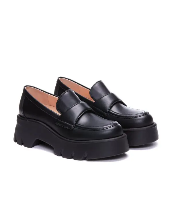 GIANVITO ROSSI Farren Round-toe Loafers