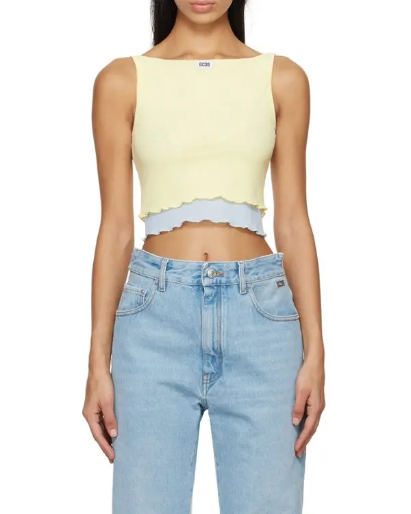 Gcds Tulle Layered Tank Top